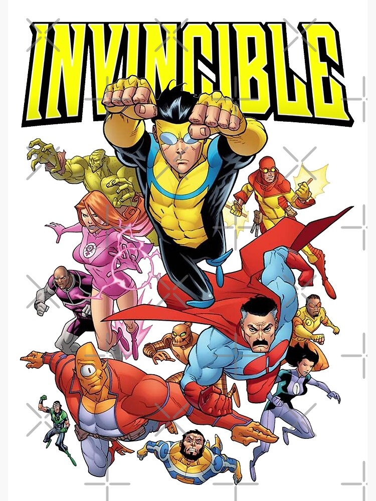 "invincible cartoon" Poster by airarora99 | Redbubble