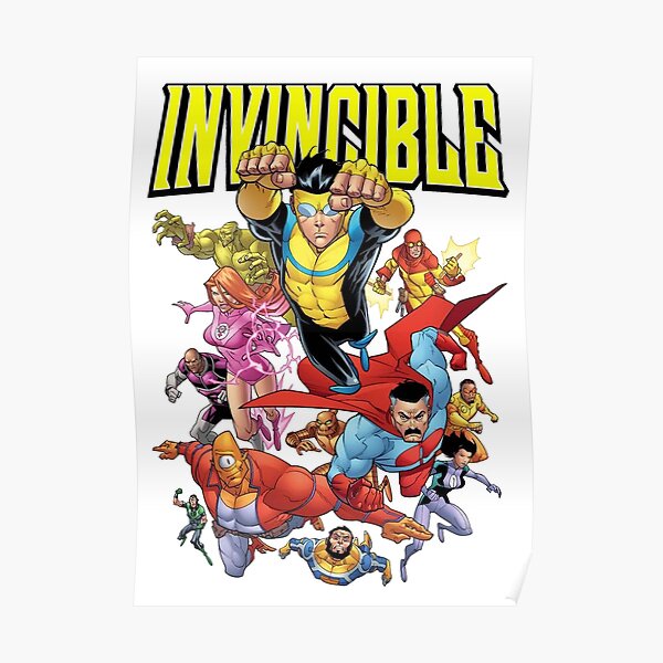 "invincible cartoon" Poster by airarora99 | Redbubble