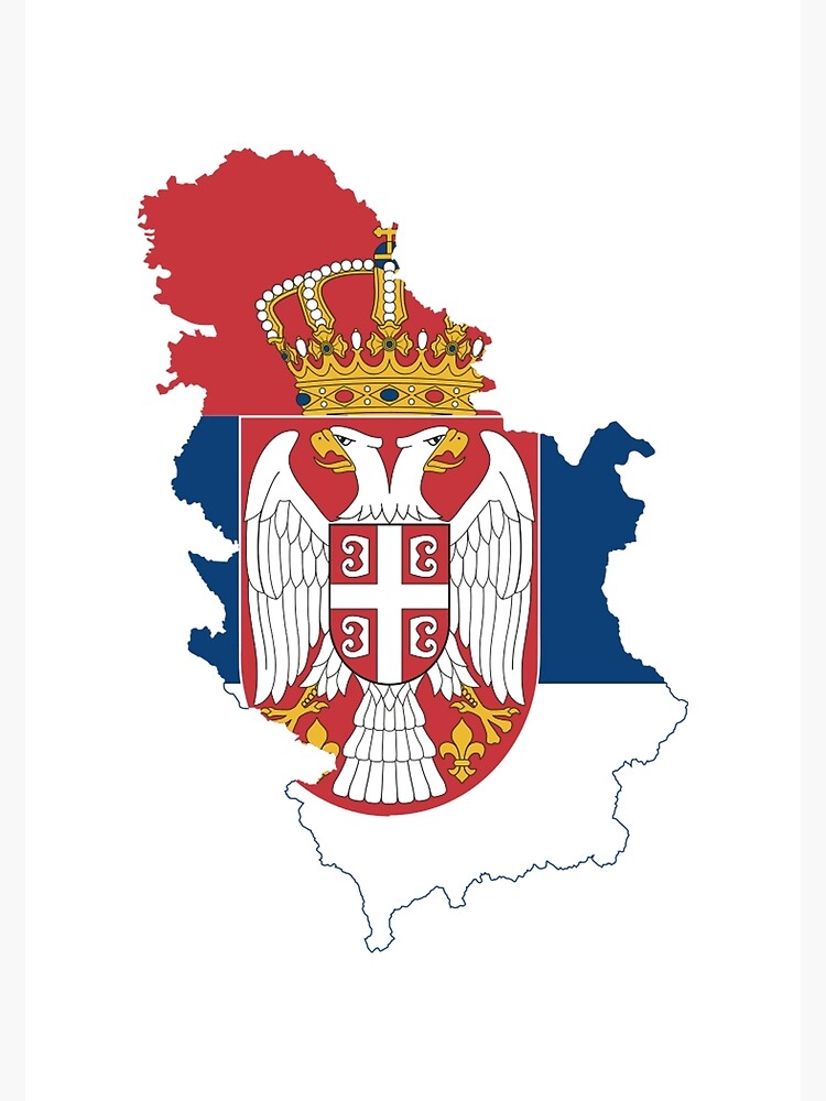 "Srbija map serbia" Poster by SRBENDA-shop | Redbubble