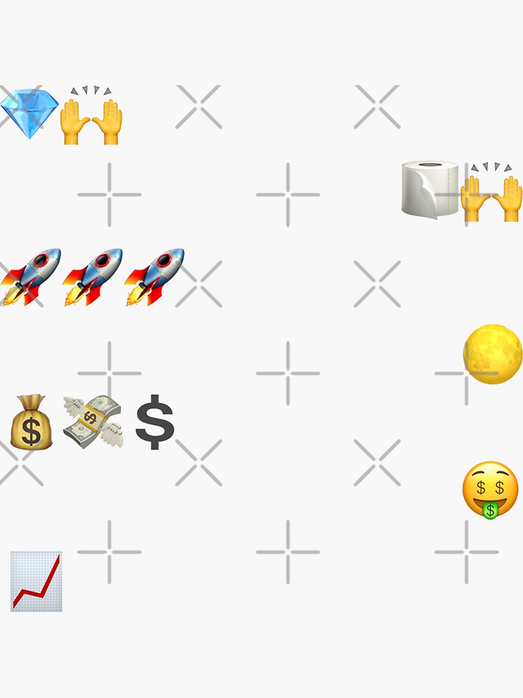 Pegatina «Paquete de pegatinas Reddit Investing Emoji» de bubble-steph ...