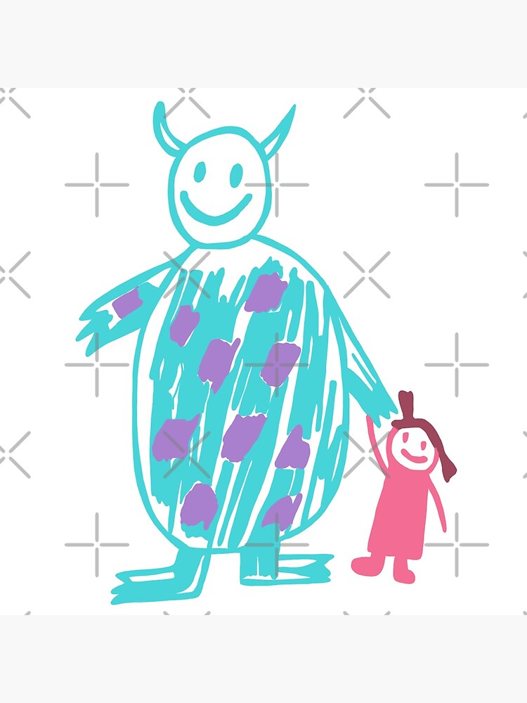 "Kitty and Boo drawing " Poster for Sale by madebymich | Redbubble