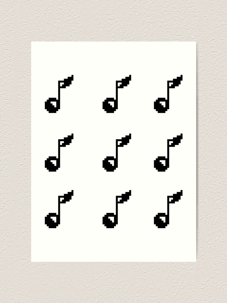 "Eight Note Sticker pack - Music note Sticker pack" Art Print by ink ...