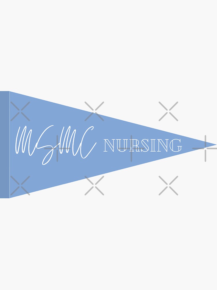 "MSMC Nursing Flag" Sticker for Sale by andriiaa | Redbubble