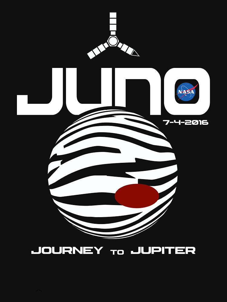 "JUNO -- Journey to Jupiter" T-shirt for Sale by oddmetersam ...
