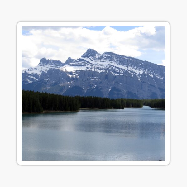 "Rocky Mountain View" Sticker for Sale by HoneyMyrtle | Redbubble