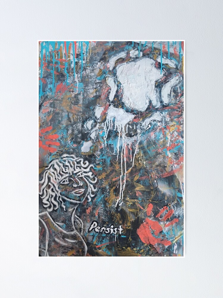 "Pers;st" Poster for Sale by spectre15arts | Redbubble