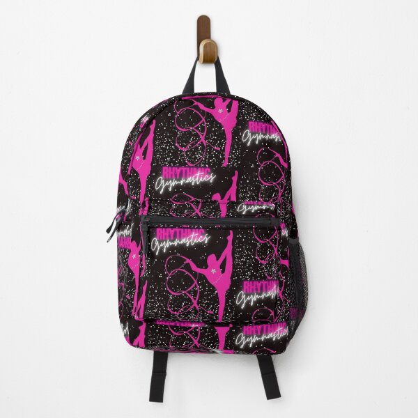 "Girls Rhythmic Gymnastics Magenta Pink Ribbon" Backpack for Sale by ...