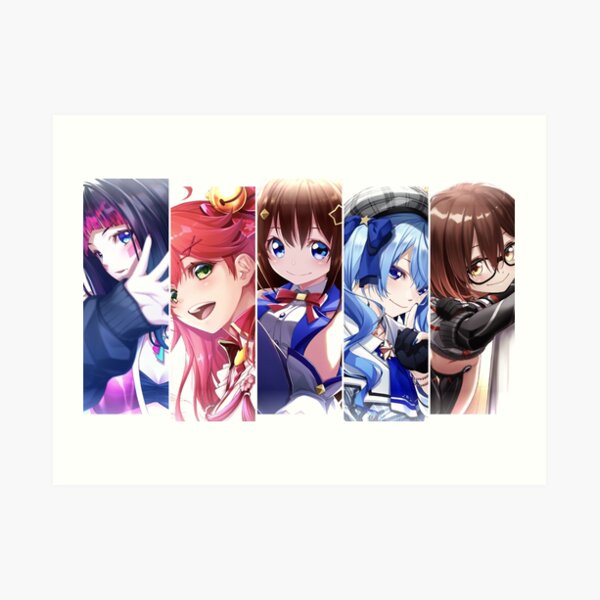 "Hololive Generation 0" Art Print for Sale by UwU-Senpai | Redbubble