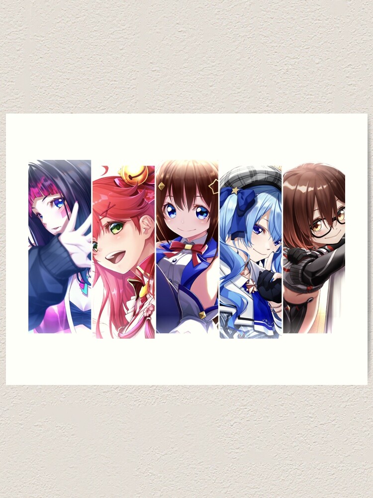 "Hololive Generation 0" Art Print for Sale by UwU-Senpai | Redbubble