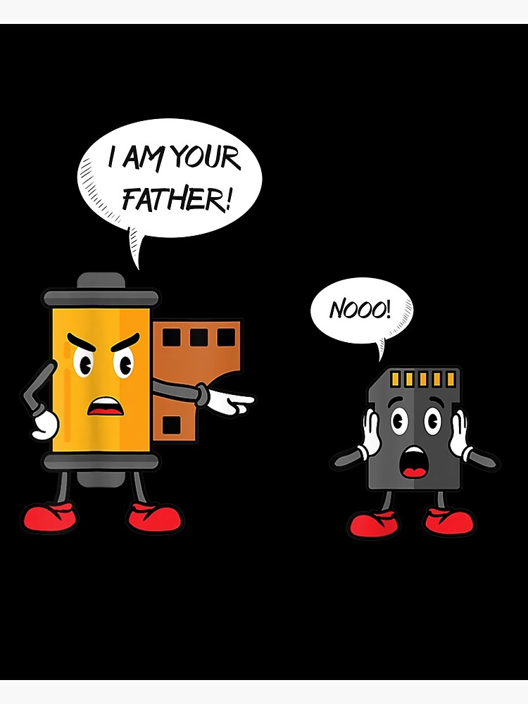 "Analog Film Roll & SD Card - Funny Photographer Design" Poster by ...