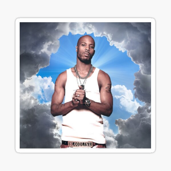 "DMX WITH HANDS TOGETHER - RUFF RYDER -RIP TO A PROPHET" Sticker for ...