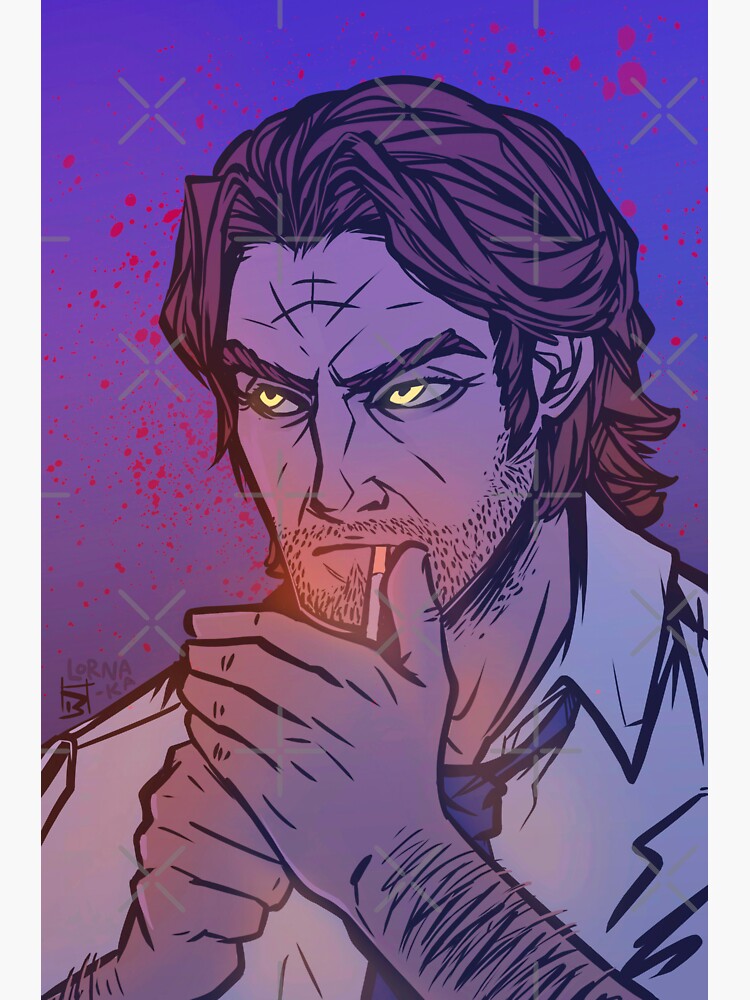 "TWAU Bigby" Sticker for Sale by lornaka | Redbubble