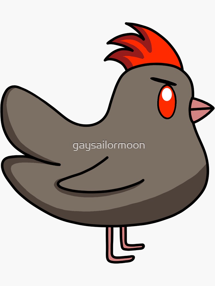 "Stardew Valley Void Chicken Sticker" Sticker by gaysailormoon | Redbubble