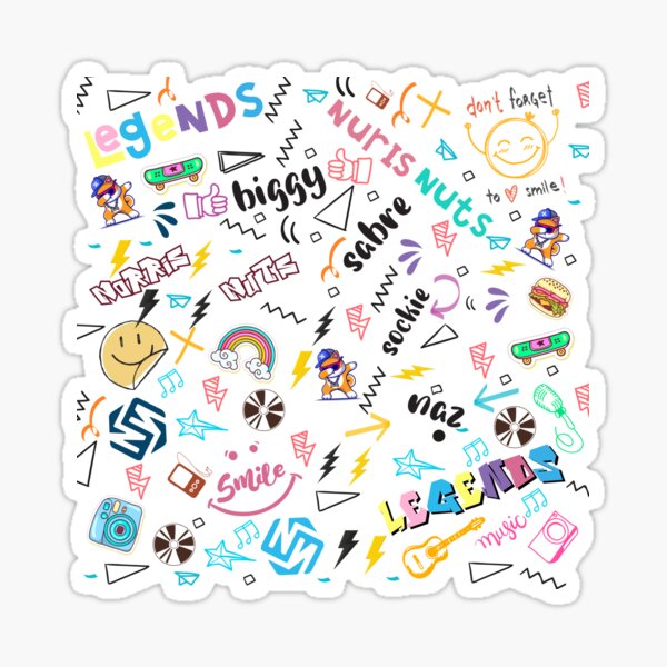 "Norris Nuts Seamless Pattern, Norris Nuts Pattern" Sticker for Sale by ...