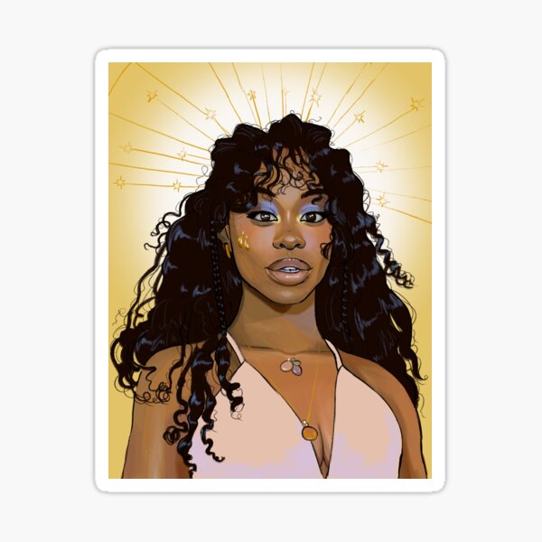 "SZA" Sticker by fruitsnail | Redbubble