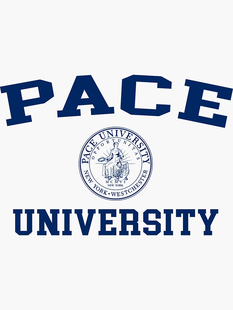 "PACE UNIVERSITY (EMBLEM)" Sticker for Sale by colbymcd | Redbubble