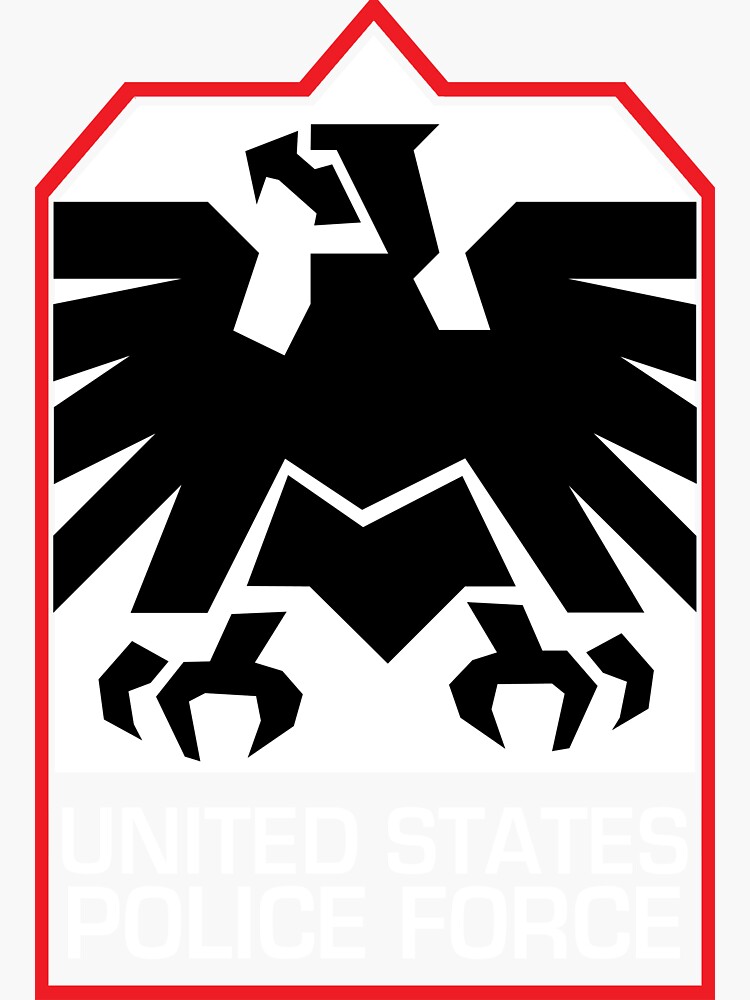 "United States Police Force : Inspired by Escape From L.A." Sticker by ...
