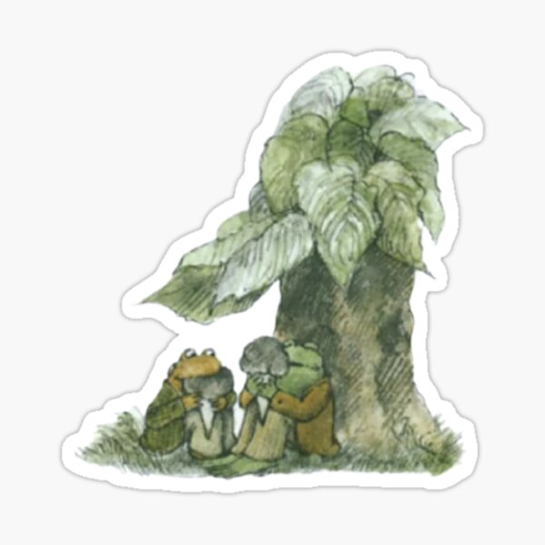 "Frog and Toad" Sticker for Sale by Jiul | Redbubble