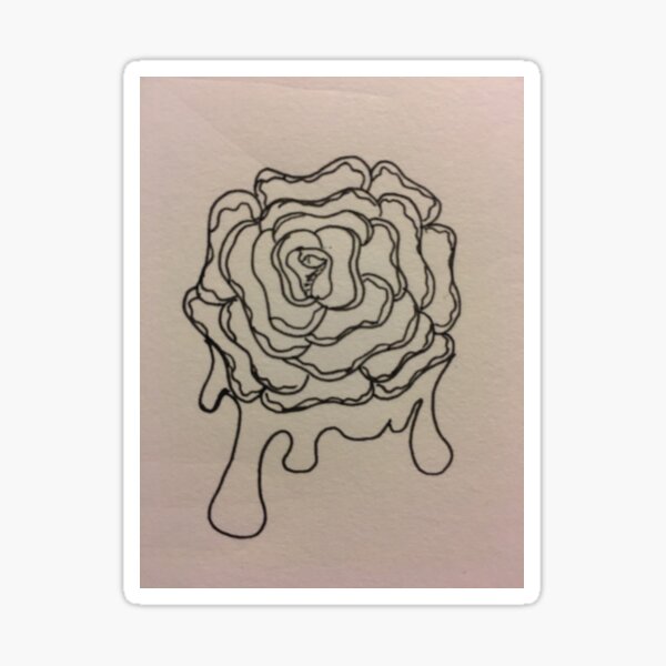 "Growth Black and White" Sticker by shammond9872 | Redbubble