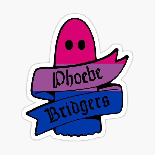 "bi phoebe ghost" Sticker for Sale by waakeme-up | Redbubble
