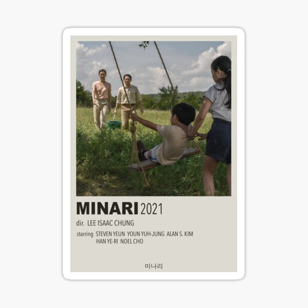 "minari poster" Sticker for Sale by waakeme-up | Redbubble