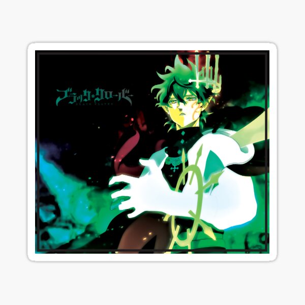 "Yuno | Black Clover " Sticker by Gillette64 | Redbubble