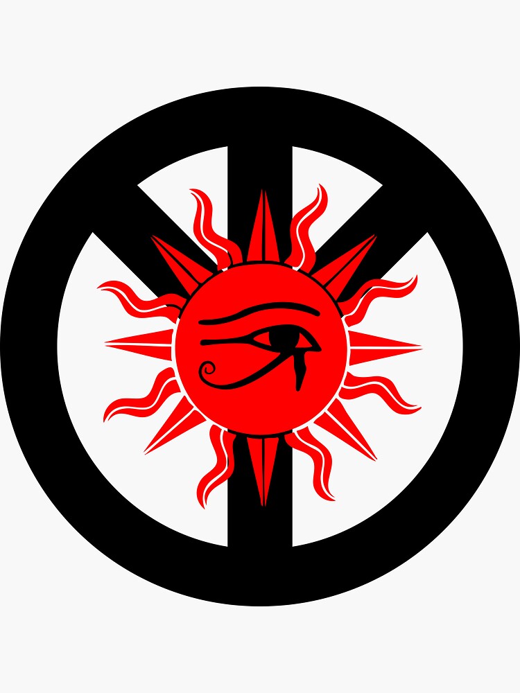 "Eye Of Ra, Sun God, Eye of Horus" Sticker by Veresk1708 | Redbubble