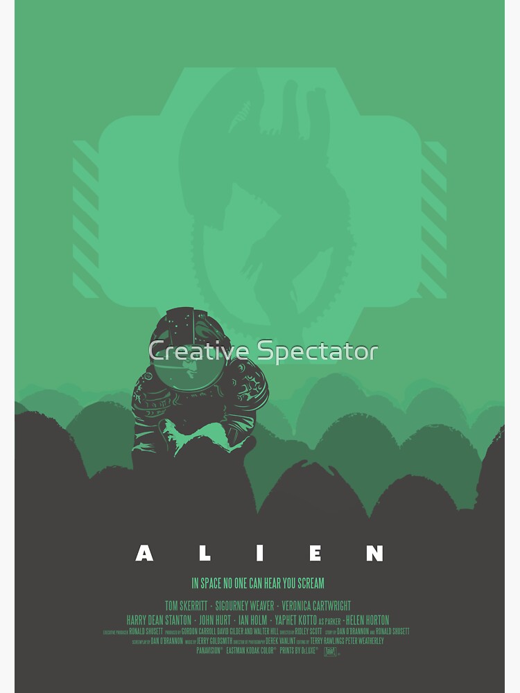 "Ridley Scott's Alien Print Sigourney Weaver as Ripley" Poster for Sale ...