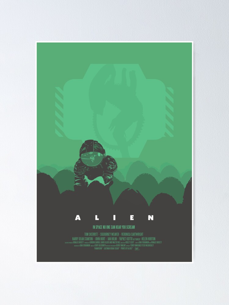 "Ridley Scott's Alien Print Sigourney Weaver as Ripley" Poster for Sale ...