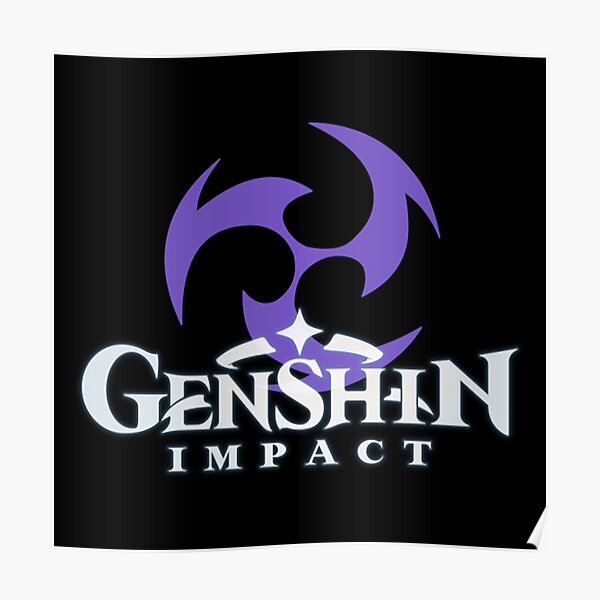 "Electro big emblem genshin impact" Poster for Sale by Csatarbotond ...
