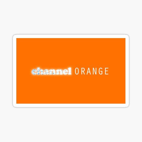 "Channel Orange Logo" Sticker for Sale by markashxx | Redbubble
