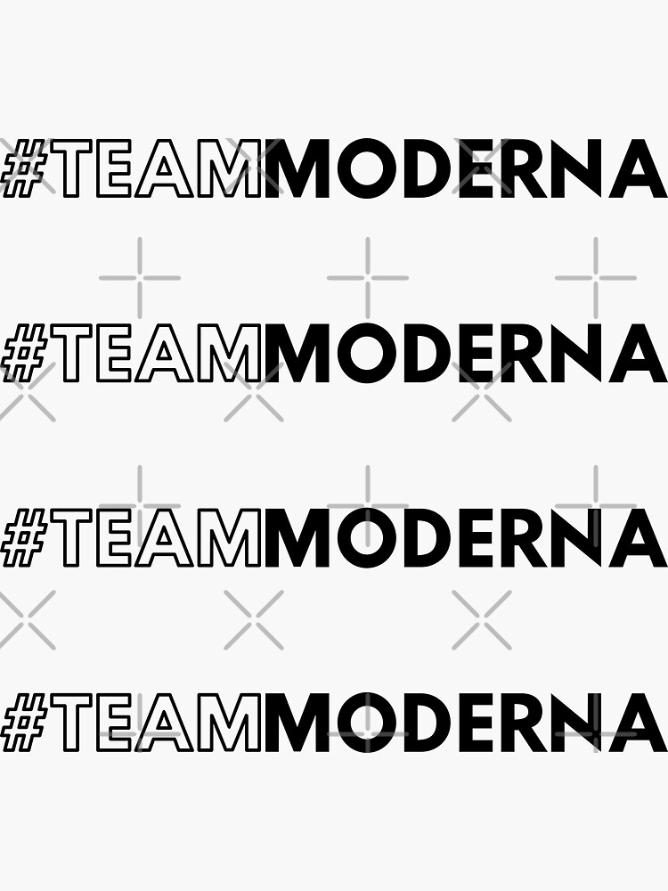 "Team Moderna, I've Been Vaccinated, Vaccinated Check, Fully Vaccinated ...