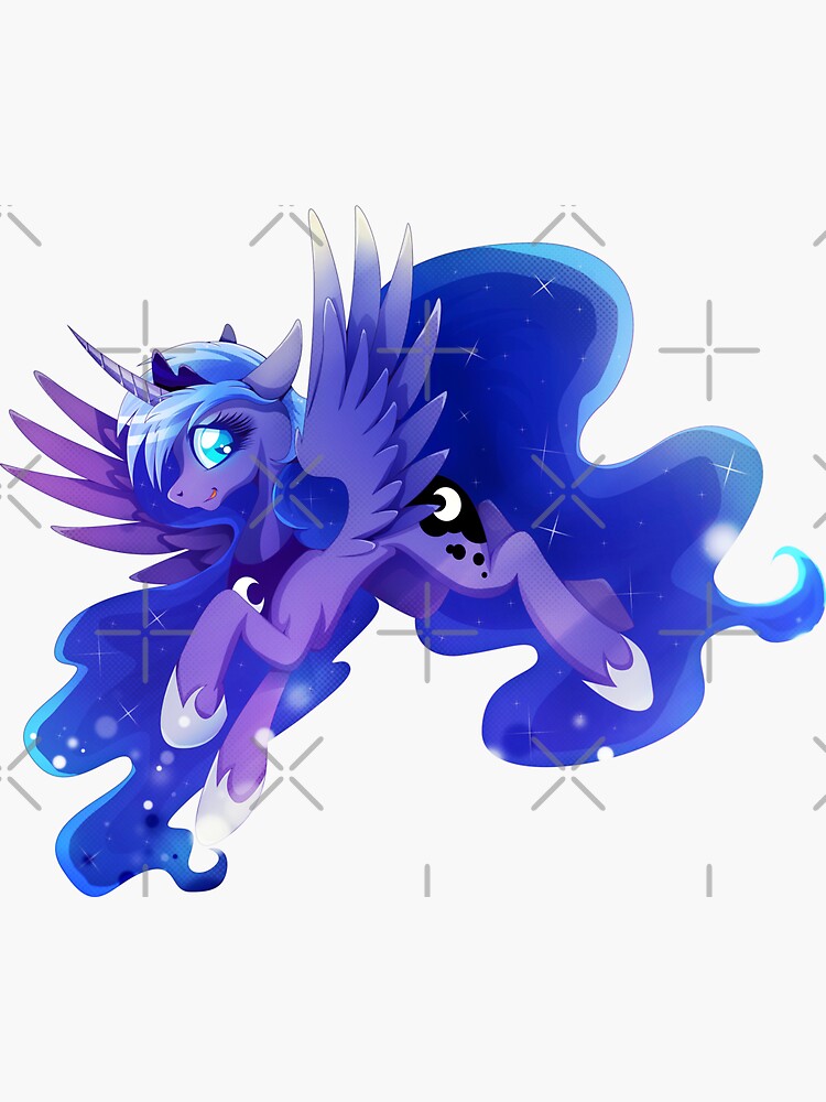 "Princess Luna" Sticker by RarieDash | Redbubble