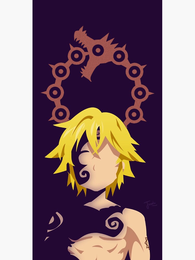 "meliodas the dragon sin / special art!!!" Sticker for Sale by blue ...