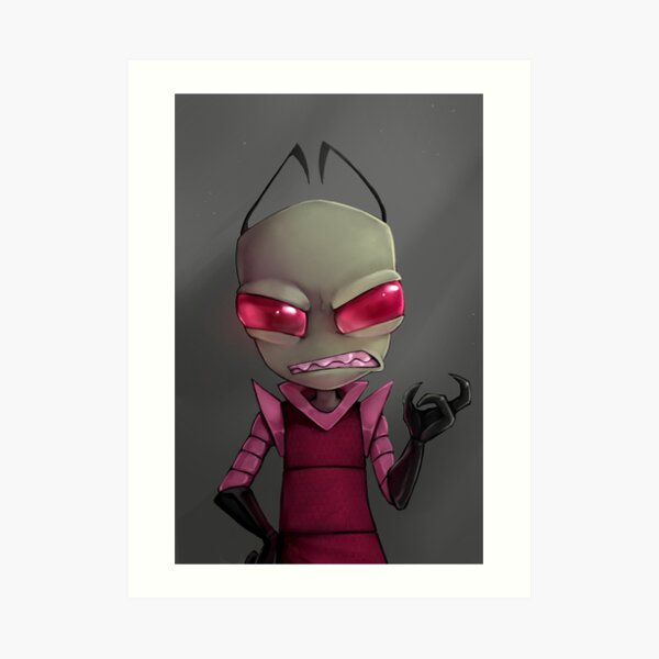 "Painted Invader Zim" Art Print by Invad3r | Redbubble