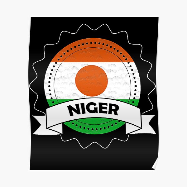 "Niger Emblem-Badge-Flag" Poster by Gina-Driada | Redbubble