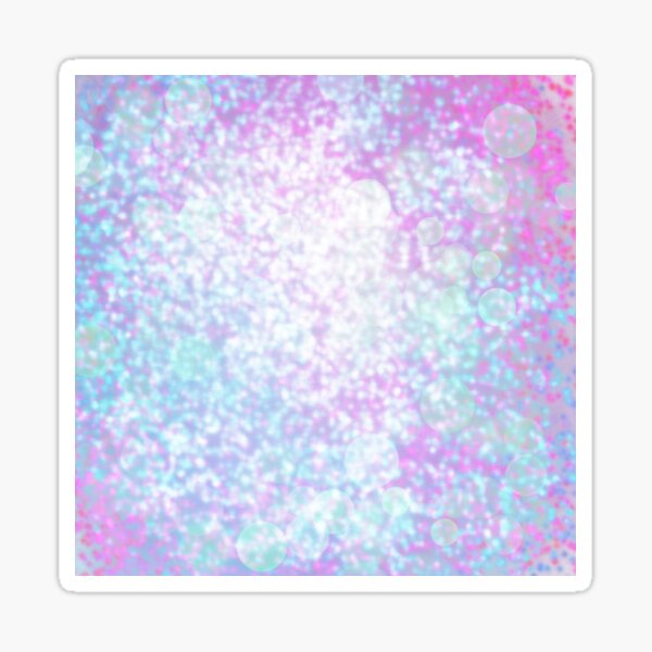 "Pink/blue glitter sparkle" Sticker by MadhatterArch14 | Redbubble