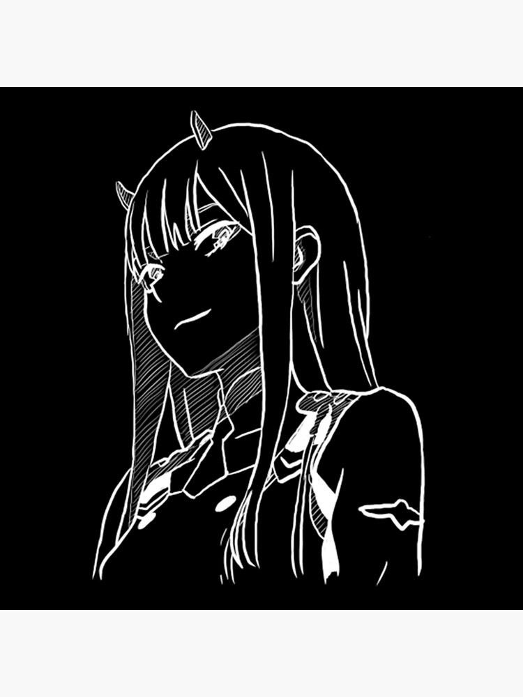 "Zero Two Darling in the Franxx Fanart (Dark)" Canvas Print by ...