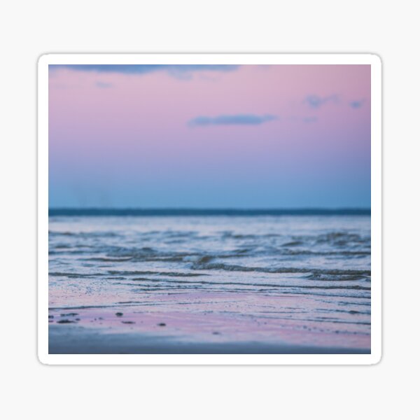 "Pastel Colors Ocean Detail" Sticker for Sale by ep-pandality | Redbubble