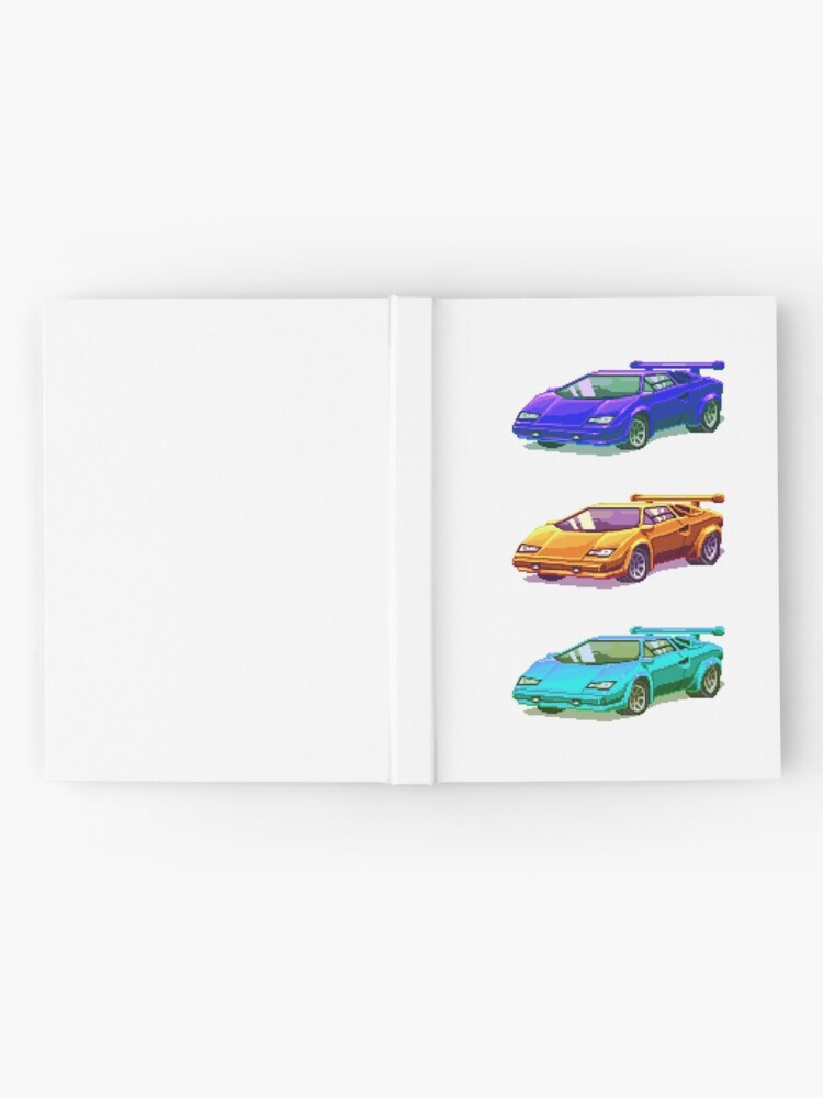"Lamborghini Countach Sticker pack - Lamborghini Countach pixel art ...