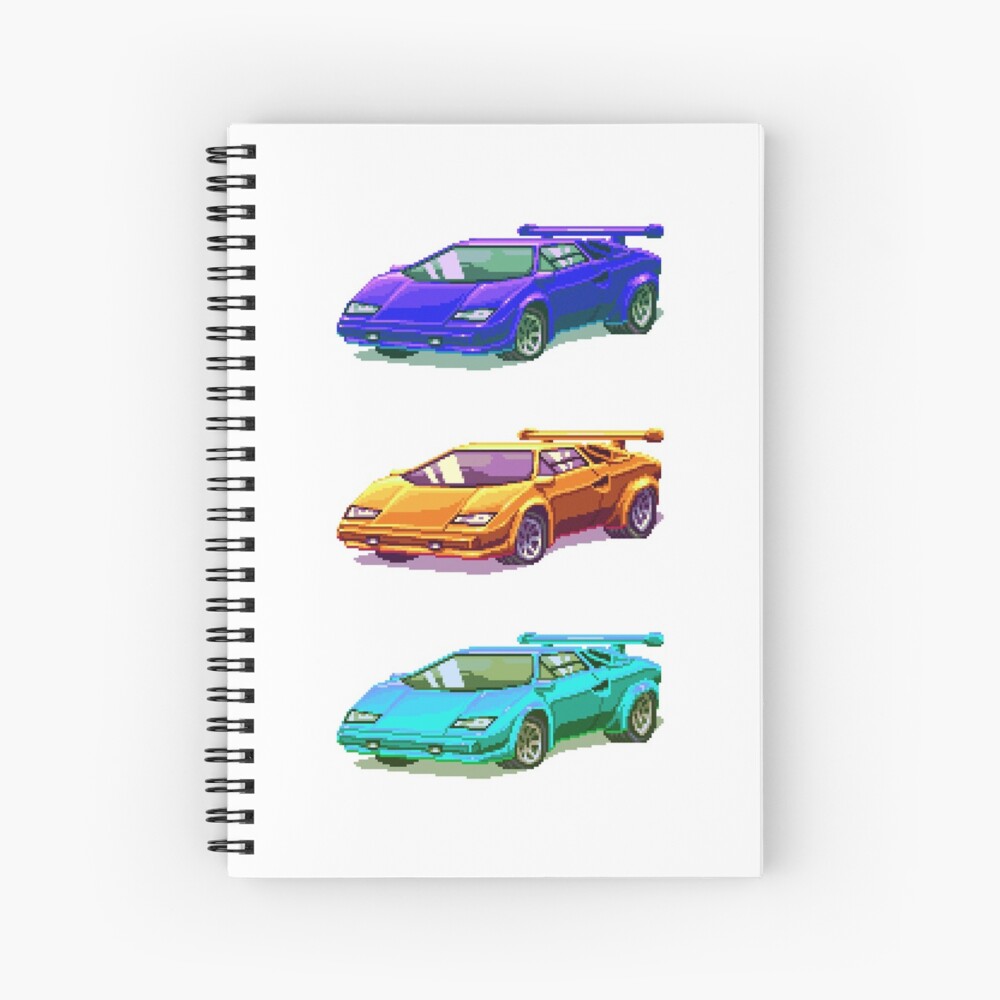 "Lamborghini Countach Sticker pack - Lamborghini Countach pixel art ...