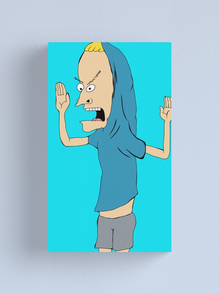 " Beavis Cornholio Cartoon " Canvas Print for Sale by Reo12 | Redbubble
