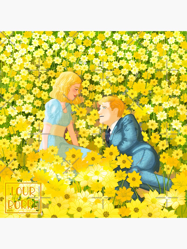 "Edward & Sandra Bloom" Sticker by Lourborre | Redbubble