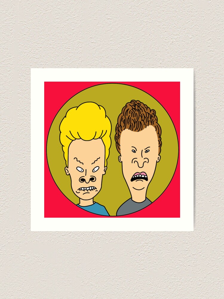 "beavis and butthead the great cornholio cartoon" Art Print by Reo12 ...