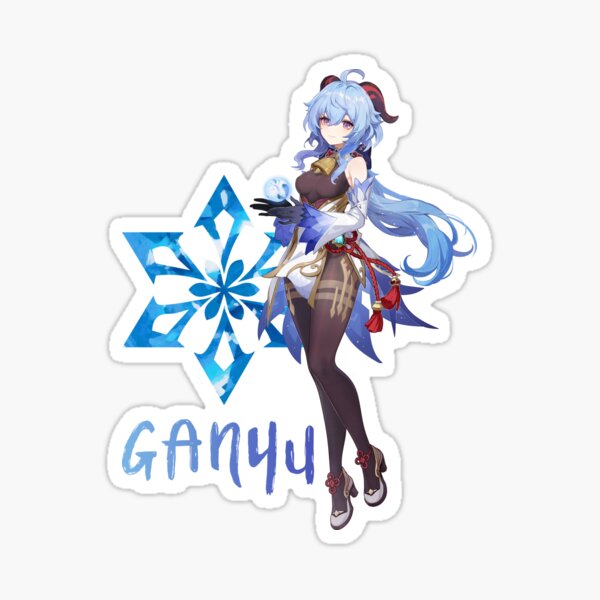 "Genshin impact Ganyu" Sticker for Sale by Albat672 | Redbubble