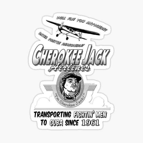 "I'm Cherokee Jack!" Sticker for Sale by marlowinc | Redbubble