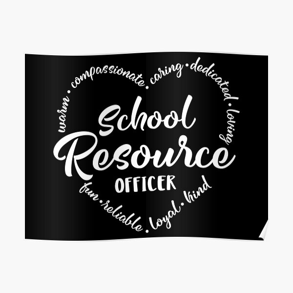 "School resource officer, sro, security" Poster for Sale by ...