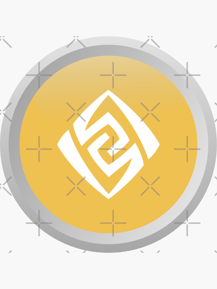 "Geo Element on Game Genshin Impact " Sticker for Sale by sekop-black ...