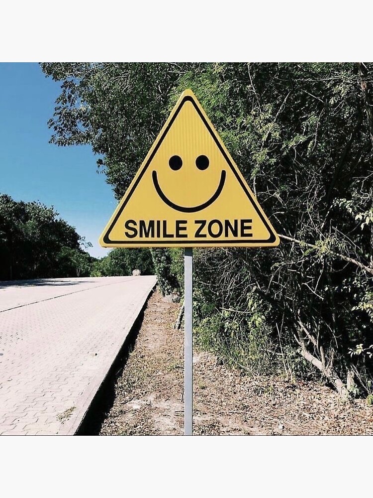 "smile zone" Poster for Sale by skylarr27 | Redbubble