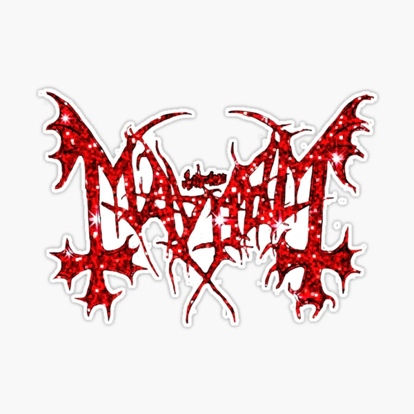 Mayhem Band Logo MAYHEM Music Band Logo Patch Adjustable Baseball Hat